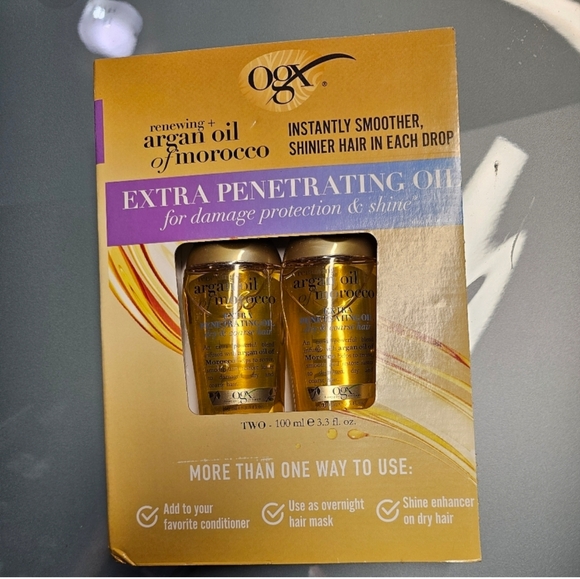 Hair | Ogx Argan Oil Of Morocco Extra Penetrating Oil Renewing 33 Fl Oz ...